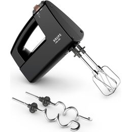Krups Handmixer "3Mix 7000", B:10cm H:21cm T:22,2cm, schwarz, Mixer, limitierte Edition, Zubeh&ouml;rtasche, Quirl+Knethaken, F60858