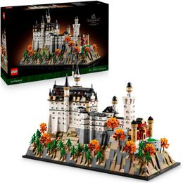 Lego Konstruktionsspielsteine "Schloss Neuschwanstein (21063), Lego Lego Architecture"bunt, Kunststoff, Spielbausteine, Made in Europe
