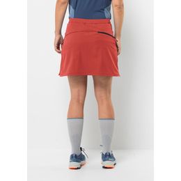 Jack Wolfskin Damen Skort "HIKING ALPINE SKORT W", rot, Gr. 36, 1. OBERSTOFF: 87% POLYESTER, 13% ELASTHAN. 2. OBERSTOFF: 100% POLYESTER. 1.LINING: