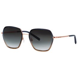 Marc O'Polo MARC O'POLO Damen Sonnenbrille "Modell 505122"blau verlauf, ros&eacute;gold, leicht gl&auml;nzend, leicht transparent, metallic, Sonnenbrillen, Form Hexagon,