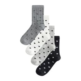 next Socken Damen Gr&ouml;&szlig;e 36/41 grau / dunkelgrau / schwarz / wei&szlig;