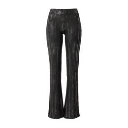 NEON & NYLON Neon & Nylon Hose 'RICCA' Damen Gr&ouml;&szlig;e 40 schwarz / silber