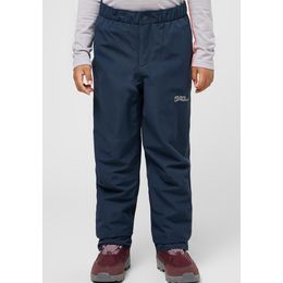 Jack Wolfskin M&auml;dchen Outdoorhose "SNOWY DAYS PANTS K", blau, Gr. 152, Hauptmaterial: 100% Polyester. Futter: 100% Polyester, Hosen