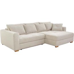 Jockenh&ouml;fer Ecksofa, B:288cm T:130cm, beige, JOCKENH&Ouml;FER GRUPPE, Korpus: 100% Polyester;Kissen: 100% Polyester, Wohnzimmer, Sofas, "Kampen L-Form, B: 288 cm",