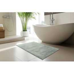 Badematte Kayoomgr&uuml;n, Polyester, Badematten, "Badematte Fresh Step 525", Kurzflor