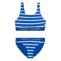 Tommy Hilfiger Underwear Bikini M&auml;dchen Gr&ouml;&szlig;e 128/140 blau / wei&szlig;