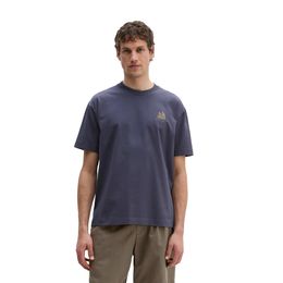 Marc O'Polo T-Shirt MARC O'POLO "mit R&uuml;ckenprint", Jungen, Gr. L, faded blau, Obermaterial: 100% Baumwolle, unifarben, Basic, loose fit, Rundhals, Shirts T-Shirt