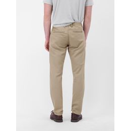 Lerros Herren Chinohose "Leichte Chino mit G&uuml;rtelschlaufen, Baumwollmix"medium kitt, Gr. 32, 80% Baumwolle, 20% Leinen, Hosen