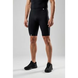 Bauerfeind Herren Funktionstights "COMPRESSION TIGHTS SHORT", grau, Gr. S, Obermaterial: 90% Polyamid, 10% Elasthan, Hosen