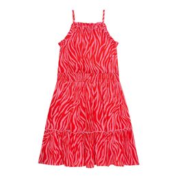 DANAMADE M&auml;dchen Sommerkleid "DANAMADE Dresses DSINA"rot, Gr. 128, Obermaterial: 100% Polyester. Futter 100% Polyester, Kleider