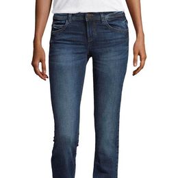 Tom Tailor Damen Straight-Jeans "Alexa - Straight", blau, Gr. 29, unifarben, Denim/Jeans, Obermaterial: 98% Baumwolle, 2% Elasthan, Jeans, in