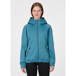 Ragwear Damen Outdoorjacke "DIZZIE"ocean gr&uuml;n, Gr. XXL, unifarben, Web, Obermaterial: 100% Polyester, Jacken, Wasserabweisend mit Kordelzug am Saum