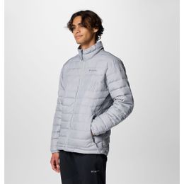 Columbia Herren Steppjacke "Powder Lite II Jacket", grau, Gr. S, Web, Obermaterial: 100% Polyester. Wattierung: 100% Polyester, Jacken, mit fester,