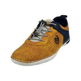 Bugatti Herren Schn&uuml;rschuh "Bugatti Halbschuhe Lederimitat", Gr. 44, gelb, Lederimitat, Schuhe