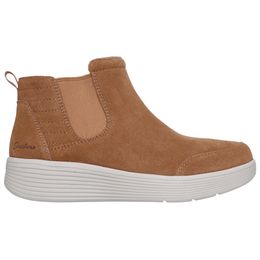 Skechers Damen Chelseaboots "ARCH FIT LAGUNA", Gr. 40, braun, Veloursleder, Schuhe, Chelseaboots, Winterboots mit bequemen Relaxed Fit