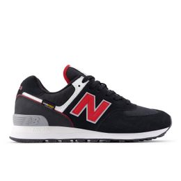 New Balance Damen Sneaker "574", Gr. 37schwarzer nb navy, Leder, Synthetik, Textil, Schuhe, mit Gummilaufsohle
