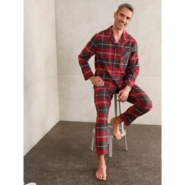 w&auml;schepur W&Auml;SCHEPUR Herren Schlafanzug, Gr. 44, grau, 100% Baumwolle, Homewear-Sets