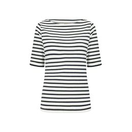 Kurzarmhemd soyaconcept "Soya Concept T-shirt SC_KAIZA", Damen, Gr. XL, Normalgr&ouml;&szlig;en, 1620c cream combi, Obermaterial: 62% Polyester, 33% Viskose, 5% Elasthan, Hemden