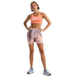 Roxy Damen Sporttop "Everyday Flow", Gr. XS, orange, Obermaterial: 92% Polyester, 8% Elasthan., Tops
