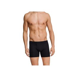 Schiesser Herren Boxershorts "Boxershort 2er Pack", Gr. XXL, schwarz, Obermaterial: 95% Baumwolle CO. 5% Elasthan EL., Unterhosen