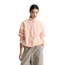 Marc O'Polo Damen Sweatshirt "in Garment Dye-Qualit&auml;t", rosa, Gr. XL, MARC O'POLO DENIM, unifarben, Obermaterial: 100% Baumwolle, Sweatshirts