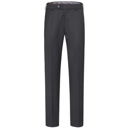 MEYER Herren Anzughose "Roma", blau, Gr. 27, unifarben, 54% Polyester, 43% Wolle, 3% Elasthan, Hosen, mit Franz&ouml;sische Seitentaschen
