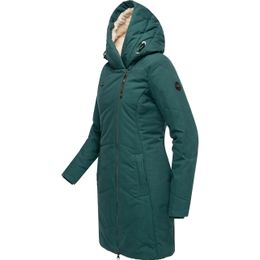 Ragwear Damen Wintermantel "Gordon Long", gr&uuml;n, Gr. XS, Obermaterial: 74% Baumwolle, 26% Nylon. Innenfutter: 100% Polyester. Wattierung: 100%