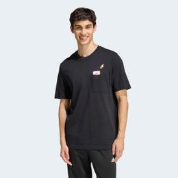 Herren T-Shirt "M MINI T"schwarz, Gr. L, adidas Sportswear, Obermaterial: 100% Baumwolle, Shirts