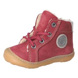 Baby Lauflernschuh "Georgie WMS: Normal", Pepino BY RICOSTA, Gr. 25, rot, Leder, Schuhe, Winterschuh mit Weiten-Me&szlig;system, Gr&ouml;&szlig;enschablone zum