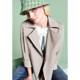 Cartoon Damen Kurzblazer "Damen mit Taschen", grau, Gr. 34, Obermaterial: 52% Lyocell, 48% Baumwolle, Blazer, Form