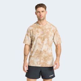 adidas terrex Herren Funktionsshirt "MULTI SPRAY DYE", beige, Gr. L, Obermaterial: 100% Polyester, Shirts