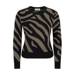 Guido Maria Kretschmer Women Pullover 'Liddy' Damen Gr&ouml;&szlig;e XS kitt / schwarz