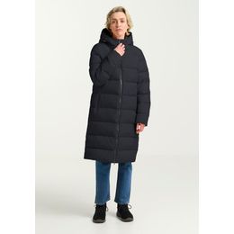 Jack Wolfskin Damen Daunenmantel "FROZEN PALACE COAT W RDS"schwarznavy, Gr. XXL, Obermaterial: 100% Polyester. F&uuml;llung: 90% Entendaune, 10% sonstige