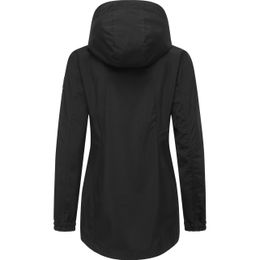 Ragwear Damen Kurzmantel "Zuzka Sport", schwarz, Basic, Gr. S, Obermaterial: 100% Polyester. Innenfutter: 100% Polyester, M&auml;ntel, Wasserdichter