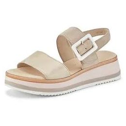 Plateau-Sandale Gabor Comfort beige, 40