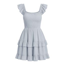 Imily Bela Kleid Damen Gr&ouml;&szlig;e 38 taubenblau Sommerkleid