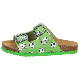 Lico M&auml;dchen Hausschuh "Pantolette Bioline Universe", Gr. 36, gr&uuml;n, Synthetik, Schuhe