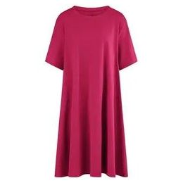 Jersey-Kleid Rundhals-Ausschnitt Emilia Lay pink, 40