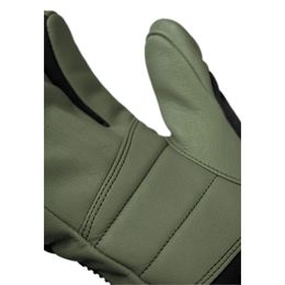 Reusch Damen F&auml;ustlinge "Andy R-TEX XT Lobster"olivgr&uuml;n, schwarz, Gr. 8, mehrfarbig, 55% Polyester, 21% Polyamid, 21% Ziegenleder, 3% Elasthan,