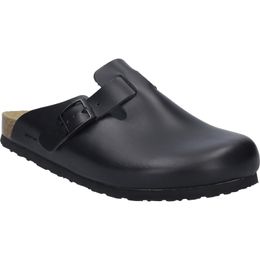 Josef Seibel Herren Clog "Josef 04, schwarz", Gr. 49, schwarz, Obermaterial: 100% Rindsleder Leather cow., Schuhe
