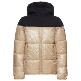 Champion M&auml;dchen Steppjacke "Hooded Jacket", beige, Gr. XL, unifarben, Steppware, Obermaterial: 100% Polyamid, Jacken, mit Kapuze, hochschlie&szlig;ender