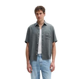 Marc O'Polo MARC O'POLO Herren Leinenhemdskipping stone, Gr. L, Web, Obermaterial: 100% Leinen, Hemden, mit aufgesetzter Brusttasche