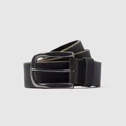 PME-Legend PME LEGEND Herren Lederg&uuml;rtel, schwarz, Gr. 85, B&uuml;ffelleder, G&uuml;rtel