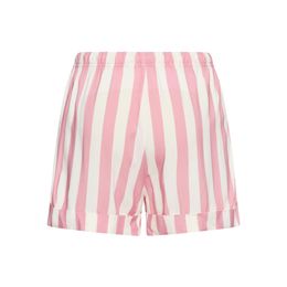 s.Oliver Damen Pyjamashorts, Gr. 34mauve gestreift, Web, Obermaterial: 100% Viskose, gestreift, Hosen, mit breitem Aufschlag am Saum