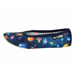 Lico M&auml;dchen Gymnastikschuh "Gymnastikschuh G 1 Style", Gr. 31, blau, Textil, Schuhe