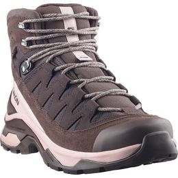 Salomon Damen Wanderschuh "QUEST ECHO GORE TEX", Gr. 37schwarz coffee, shadow gray, schwarz, Leder, Textil, Schuhe, wasserdicht