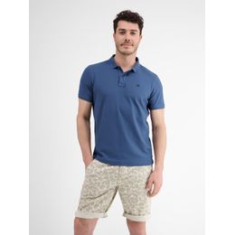 Lerros Herren Poloshirt "Poloshirt mit COOL & DRY Funktion in Piqu&eacute;-Qualit&auml;t"travel blau, Gr. M, 60% Baumwolle, 40% Polyester, Shirts, Atmungsaktiver