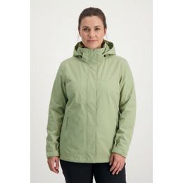 Maier Sports Damen Allwetterjacke "Da-Jacke mTEX el. Metor rec W", gr&uuml;n, Gr. 44, Obermaterial: 100% Polyester, Jacken, atmungsaktiv, wind- und