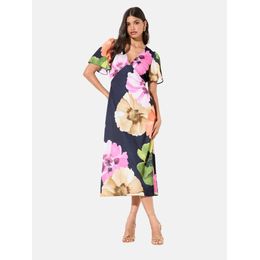 Friends Like These Kleid Damen Gr&ouml;&szlig;e 48 beige / navy / gr&uuml;n / eosin Sommerkleid
