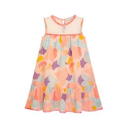 DANAMADE M&auml;dchen Sommerkleid "DANAMADE Dresses DLUISA", bunt, Gr. 134, Obermaterial: 100% Baumwolle. Futter: 100% Baumwolle, Kleider